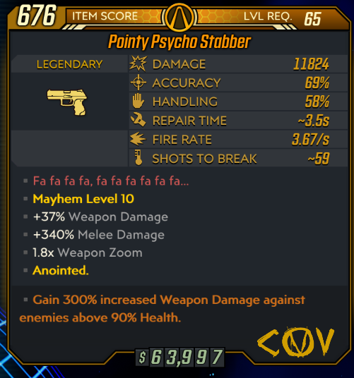 Borderlands 3 | Melee & Phaseflare Hybrid Amara Pinball Witch | Xbox ...