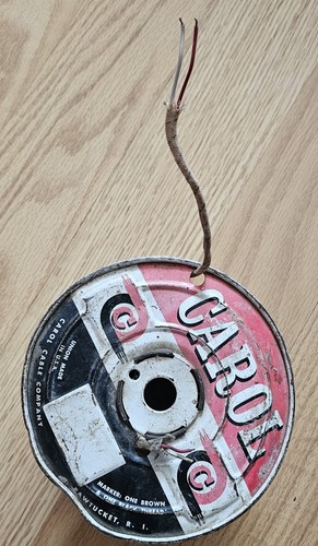 Vintage Cloth Covered Wire Lamp Appliance Cord 2 Conductor Restoration ...