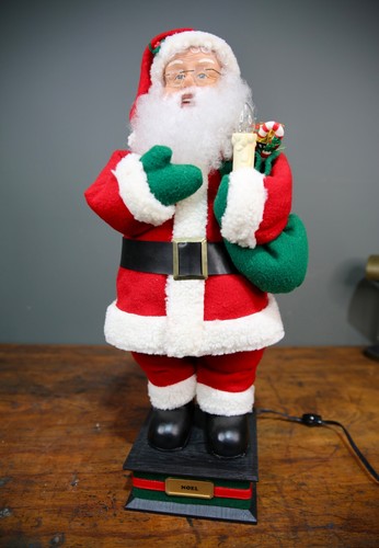 Vintage Christmas Motionettes Noel 1993 ANIMATED SANTA Holiday ...