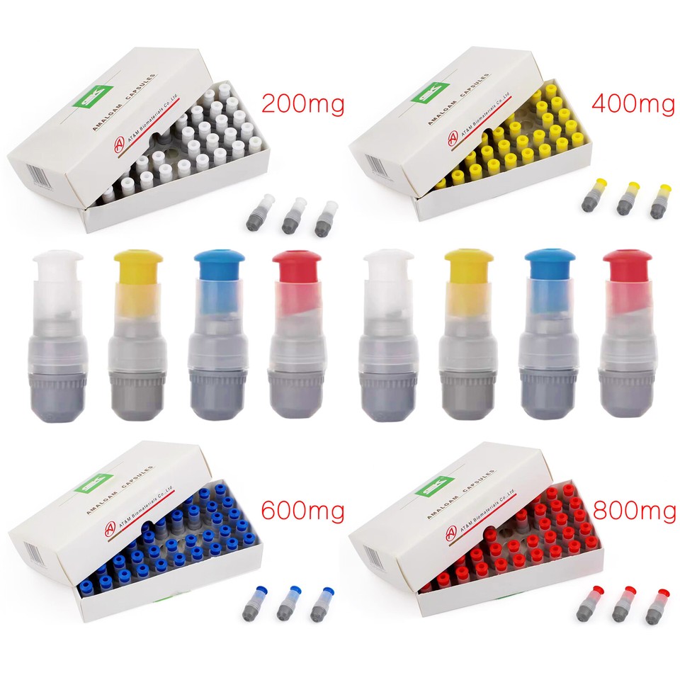 Amalgam Dental Alloy 1/2/3 Spill Regular Set 200mg/ 400mg/600mg/800mg ...