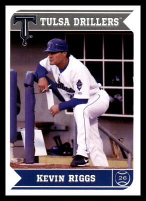 2013 Grandstand Tulsa Drillers Kevin Riggs #26 Manager Team Card Tulsa ...