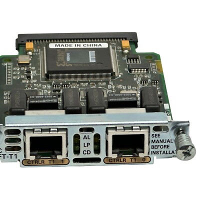 Cisco VWIC-2MFT-T1 2 Port T1 RJ-48 Multiflex WAN Router Module | eBay
