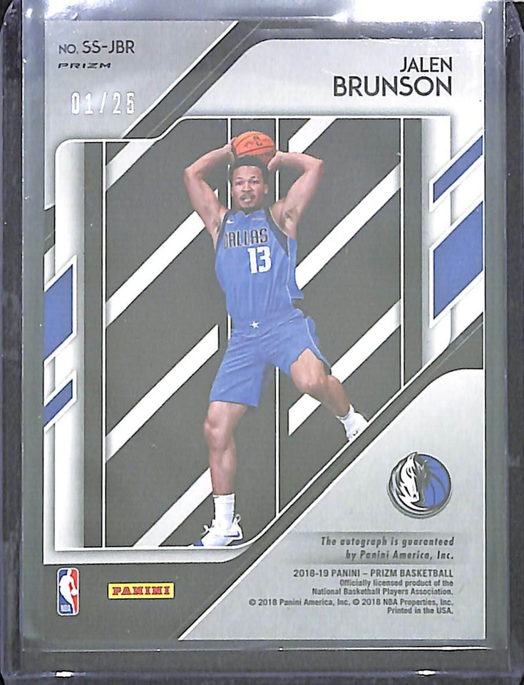 2018 Panini Prizm Sensational Signatures Prizm Autograph # SS-JBR Jalen ...