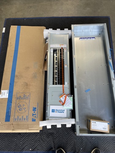 PRL1X EATON 225 A Main Lug Panel 208y/120v 3PH 4W 42 Space New complete ...