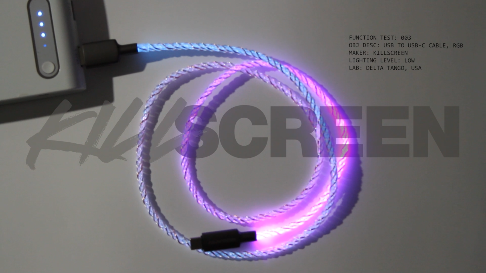 USB C to USB C Cable RGB LED Light Fast Charging Cord Type C Charger ...