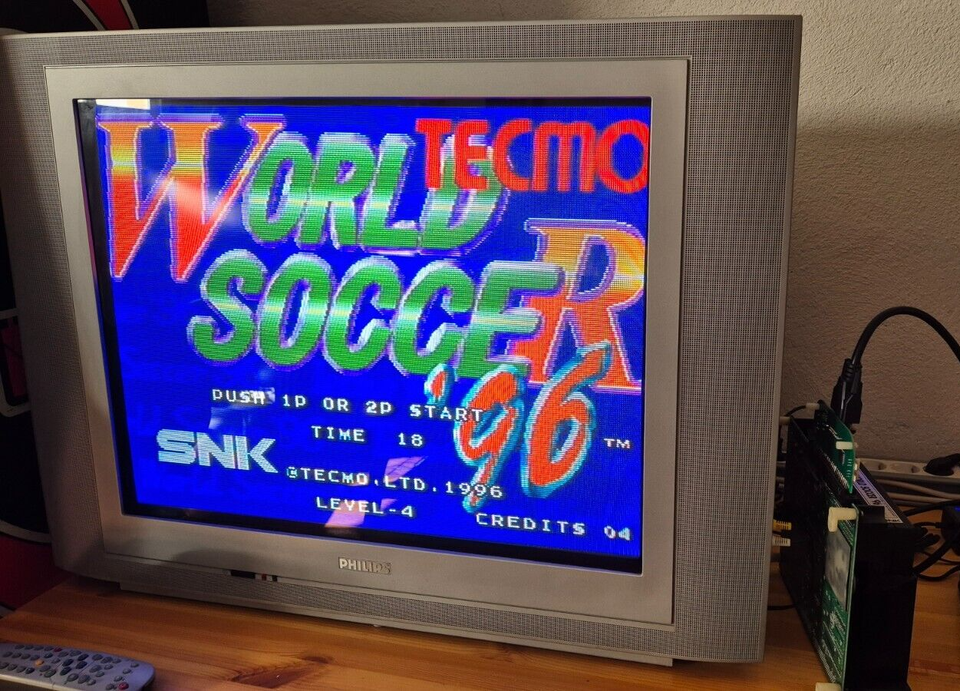 Tecmo World Soccer 96 Full Kit MVS NEO GEO. 100% Original And Working ...