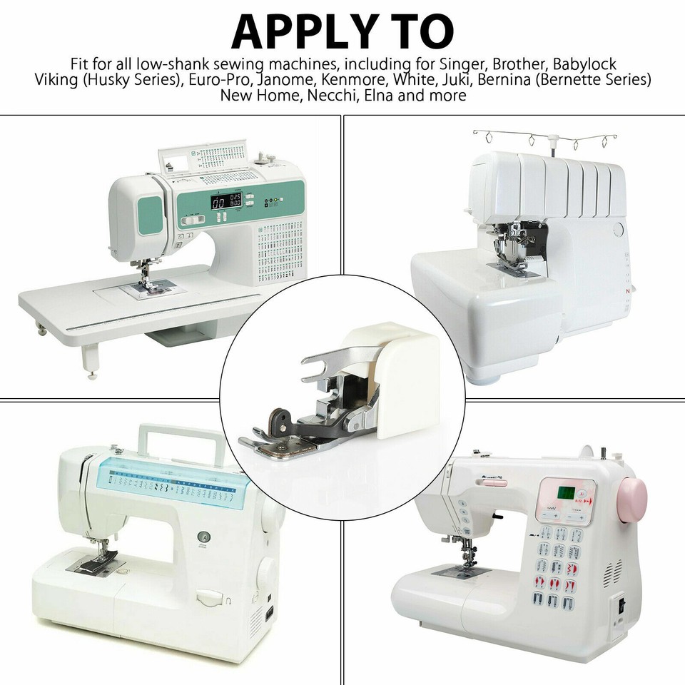 Sewing Machine Side Cutter Overlock Presser Foot Tool For Brother ...