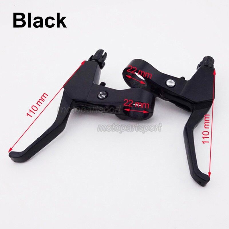 Alloy Right Left Brake Levers For 43 47 49 cc Gas Scooter Mini Chopper ...