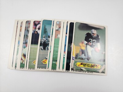 1983 Topps Football Sticker Set 33 Card Set - Montana Payton Lawrence ...