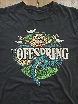 The Offspring Snake Print Vintage Band Merch Rock Tee Shirt All Size S ...