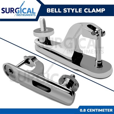 Bell-Type Pediatric Surgical Clamp 0.8 cm Stainless Steel German Grade ...