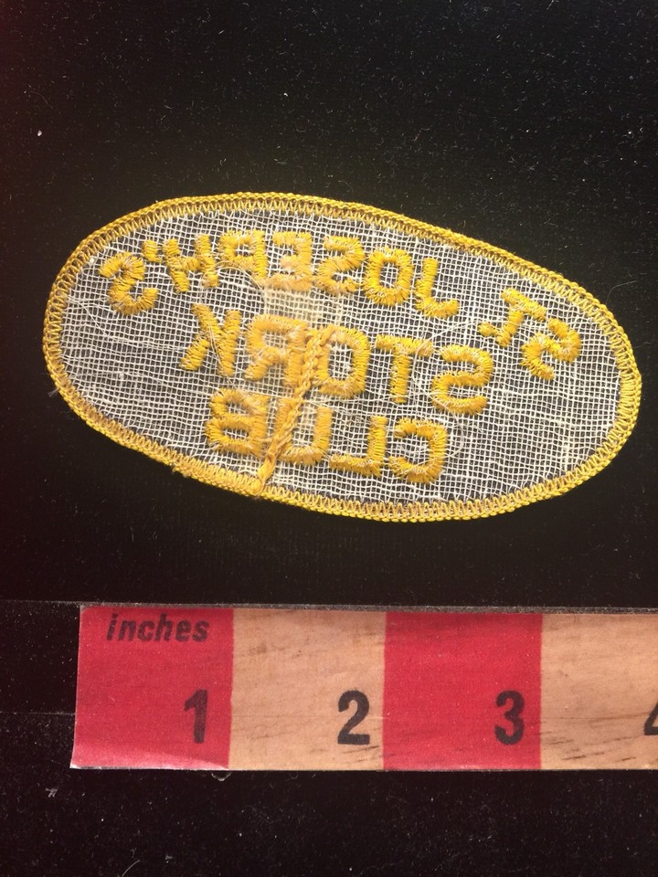 Vtg ST. JOSEPH’S STORK CLUB Patch - ?Reference To Baby Being Born? 82S ...