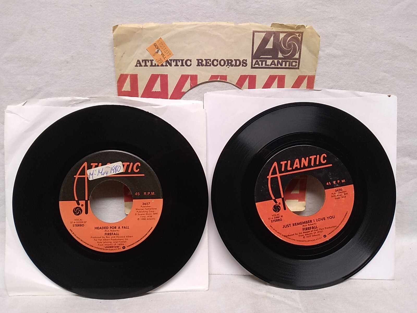 Firefall Just Remember I Love You / Headed For A Fall 45 RPM record lot ...