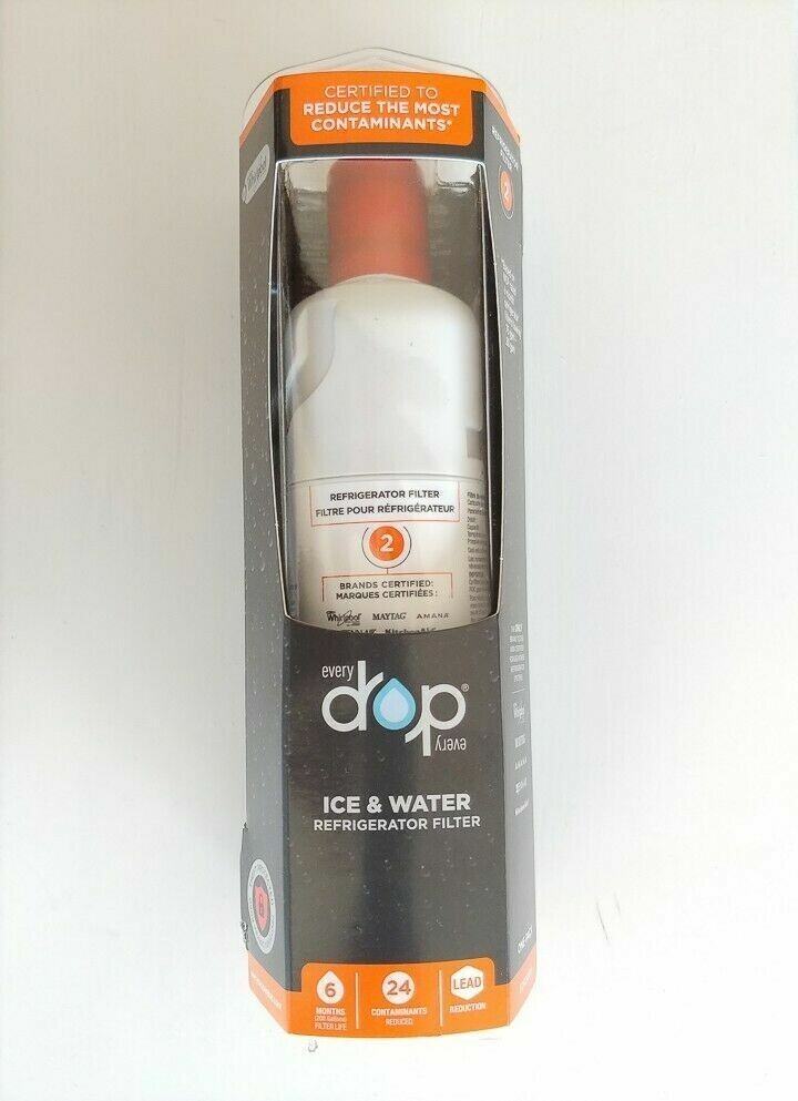 EveryDrop #2 FILTER ice & drinking water Refrigerator Whirlpool freezer ...
