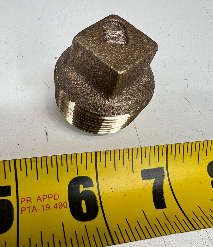 1" Ford Meter Ball Corp Stop Plug CSP-4-A-Nl Square Head AWWA Taper ...