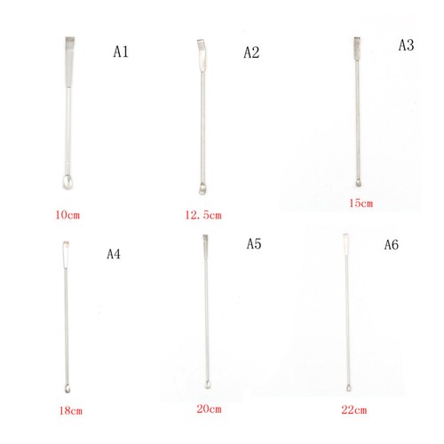 Stainless Steel Lab Micro Spatula Medicine Spoon Scoop Shovel Pharmacy ...