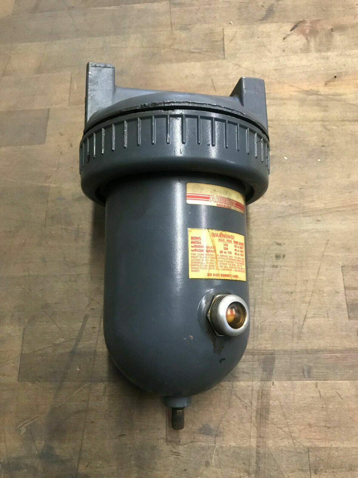 ARROW PNEUMATICS F329-08FW 1" HIGH FLOW PARTICULATE FILTER IN LINE ...