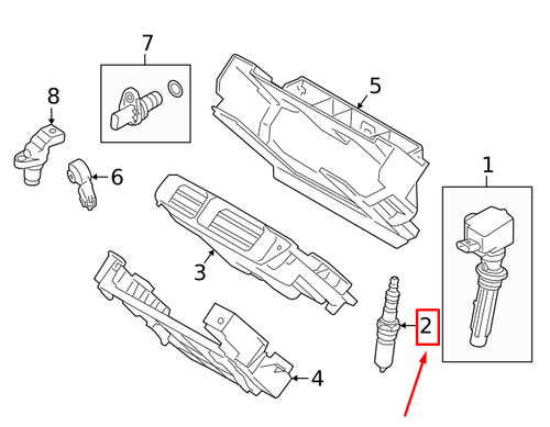 LAND ROVER RANGE ROVER SPORT L494 Spark Plug LR091617 NEW GENUINE | eBay