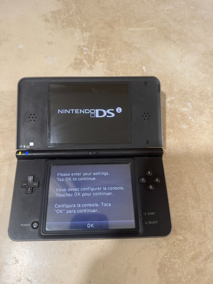 Nintendo DSi XL Bronze Brown Console UTL-001 USA Tested, Works DSCPTION ...