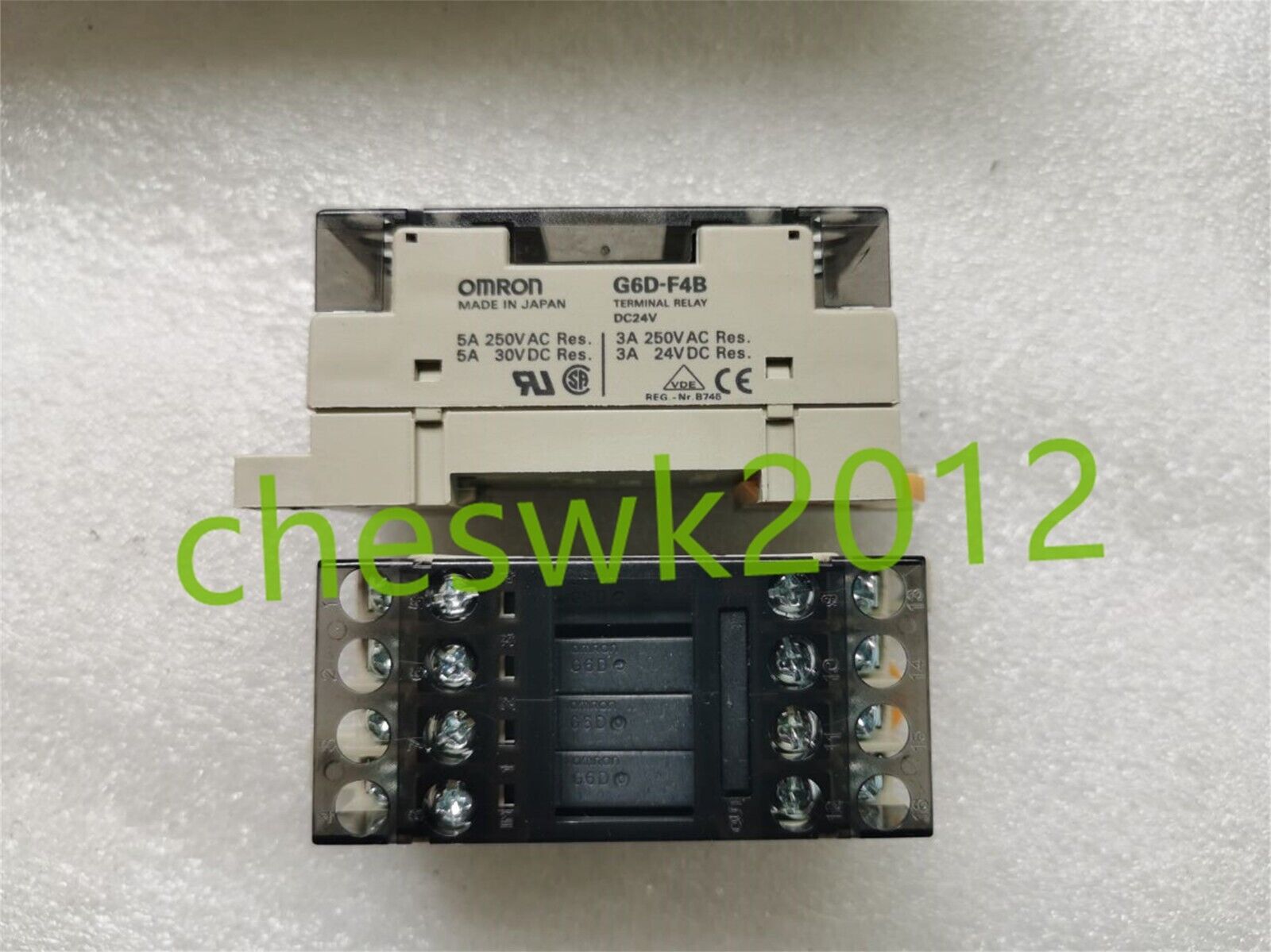 1 Pcs New Omron Terminal Relay G6df4b G6d F4b 24vdc Ebay