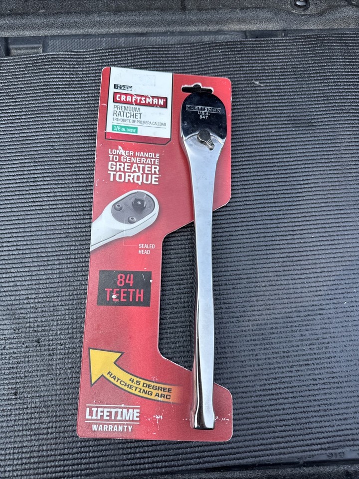 Sears Craftsman USA Nos 1/2” Drive Premium Ratchet 25482 Rare 84T Best ...