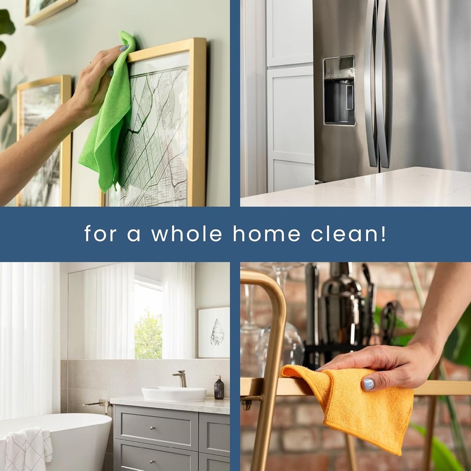 150 Pack Microfiber Cleaning Cloth, Bulk Towels for Home | eBay