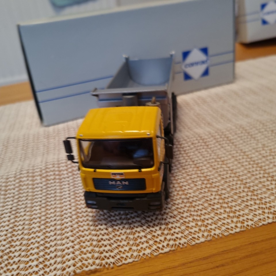 CONRAD/CORGI/MOTORART 1:50 Scale Tipper Lorry Models (Cabinet Displayed ...
