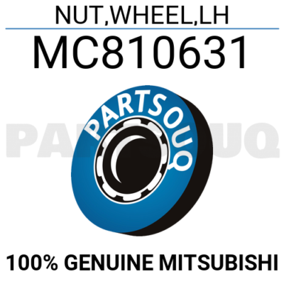 MC810631 Genuine Mitsubishi NUT,WHEEL,LH | eBay