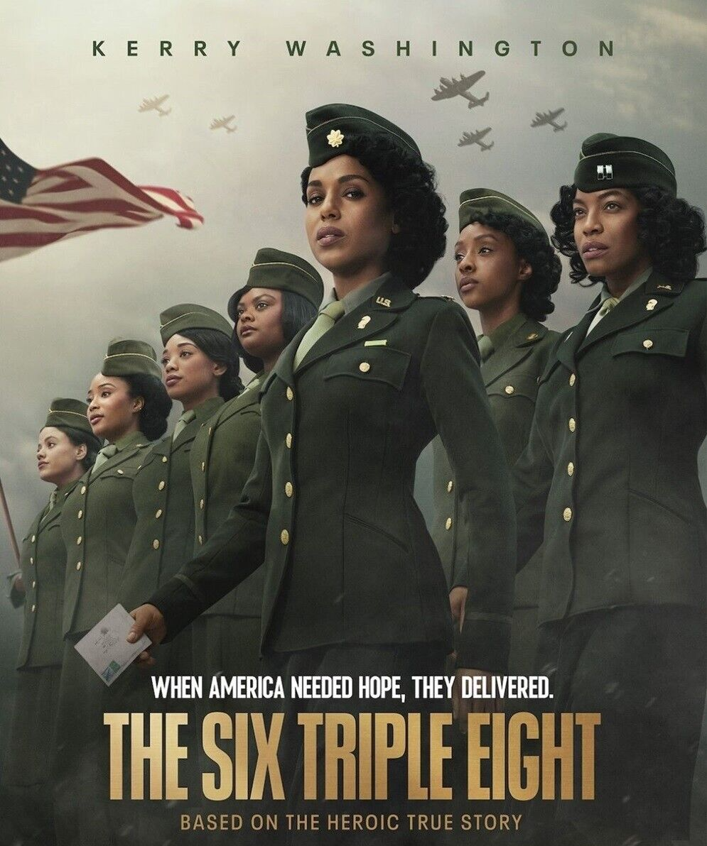The Six Triple Eight 2024 ( DVD ) Movie With Slip Cover All Region Free ...