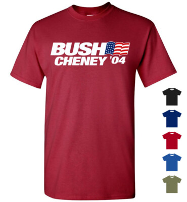 Bush Cheney '04 Retro Campaign Logo T-Shirt, Men Women Youth, George ...