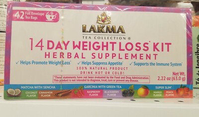 LAKMA TEA COLLECTION 14 DAYS WEIGHT LOSS KIT HERBAL SUPPLEMENT | eBay
