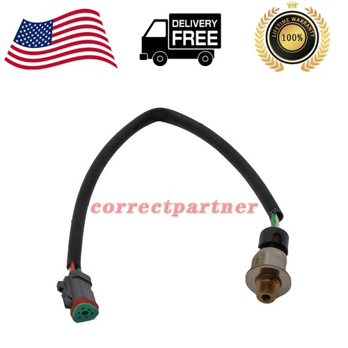 New Heavy Duty Pressure Sensor 224-4536 For Caterpillar CAT C-9 C9 ...