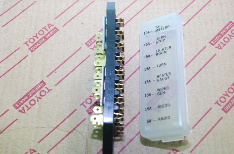 TOYOTA LAND CRUISER FJ40 FJ45 FJ55 HJ45 FUSE BLOCK ASSY WITH COVER NEW ...