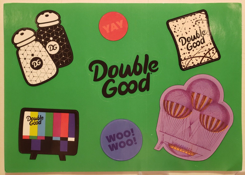 DOUBLE GOOD POPCORN STICKER SHEET - BRAND NEW | eBay