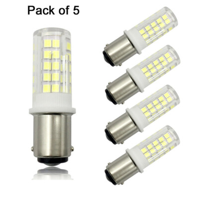 5pcs BA15D 1142 LED Light Bulb 64-2835 Ceramics Lamp Lights 220V ...