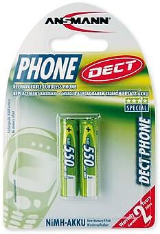 AAA DECT Phone Batteries Pack Of 2 Long Lasting Low Self Discharge ...