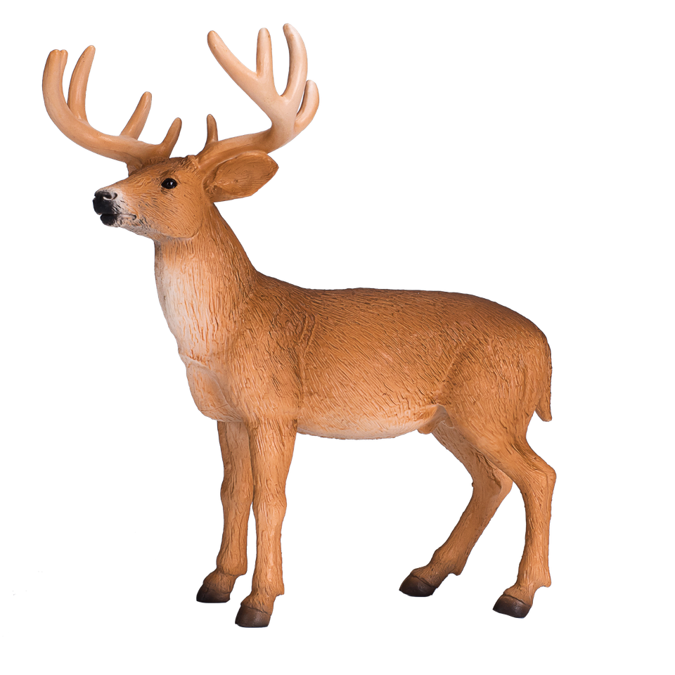 Mojo DEER STAG Wild zoo animals play model figure toys plastic forest ...