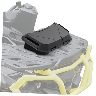 Storage Cargo Box for Outlander & Can-Am, 2GAL (7.5L) Black Front Rear ...