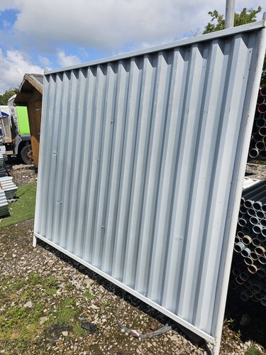 Metal Hoarding Panels Solid Fence | eBay UK