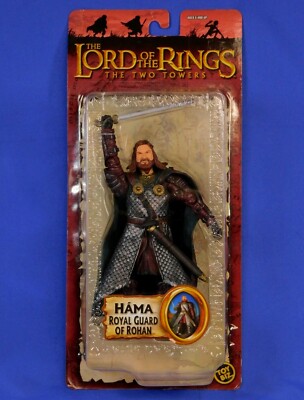 LORD OF THE RINGS TWO TOWERS HAMA ROYAL GUARD OF ROHAN FIGURE 2004 TOY ...