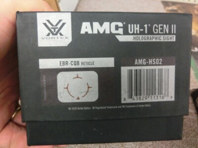 Vortex AMG UH-1 Gen II 1 MOA Red Dot EBR-CQB Holographic Sight AMG-HS02 ...
