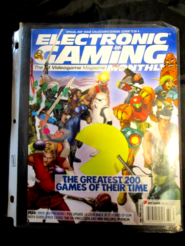 Electronic Gaming Monthly Special 200th Issue Cover 3 2006 | eBay