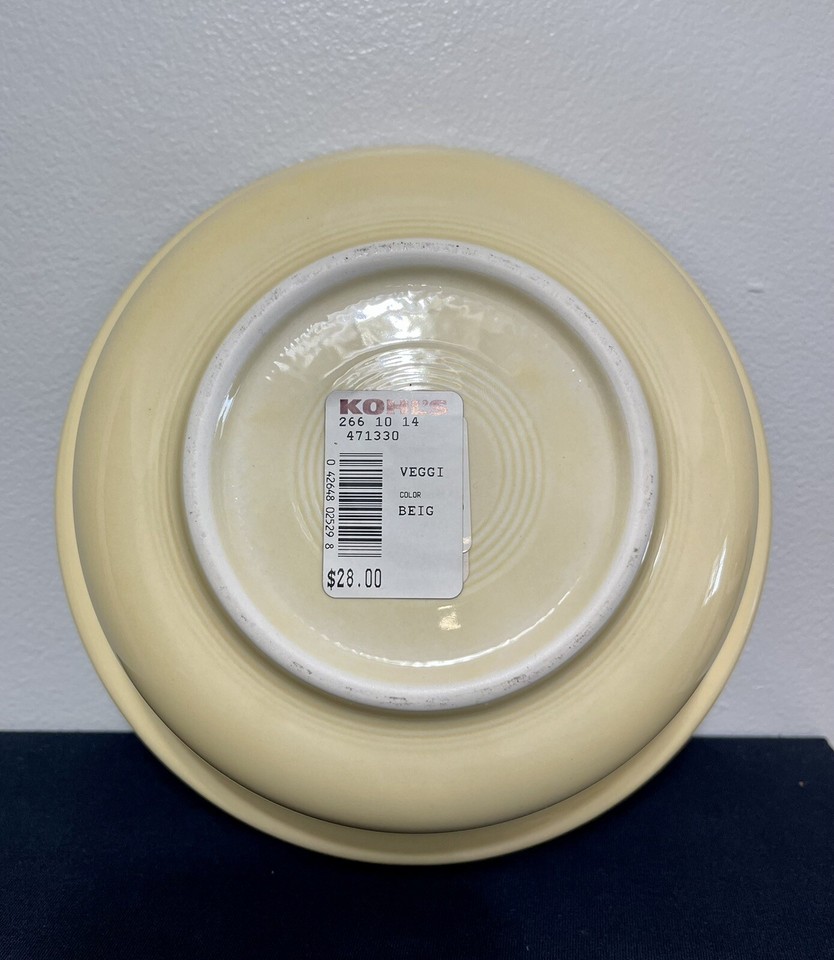 Fiestaware Vegetable Serving Bowl - 41oz. - Ivory - Fiesta Pale Yellow ...
