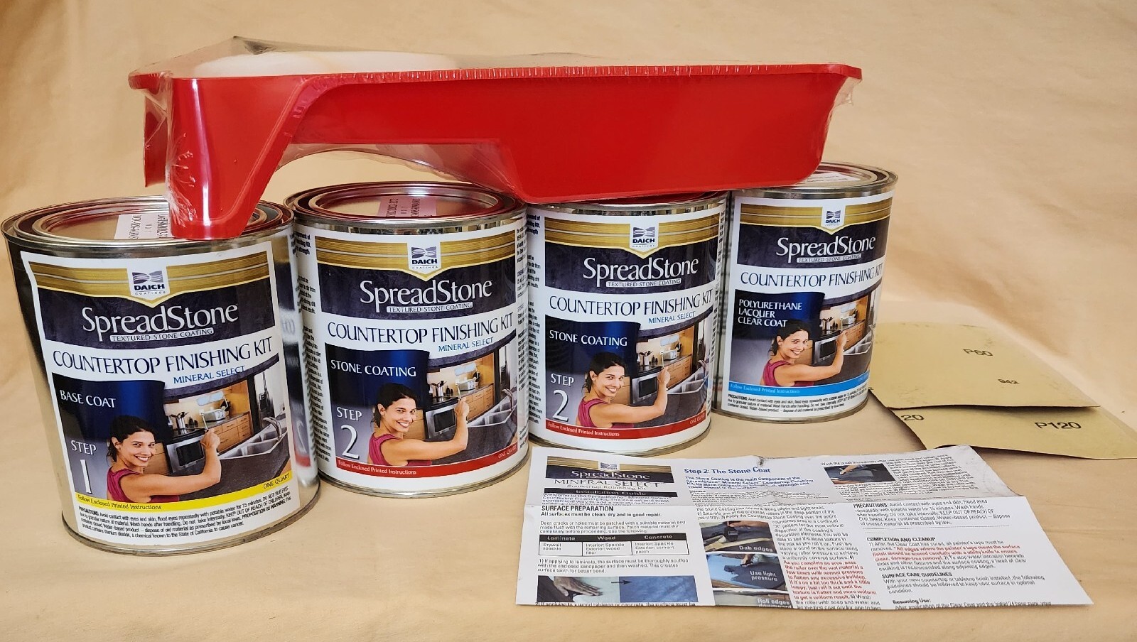 DAICH SpreadStone •Sundance/Stone• Mineral Select Countertop Finishing ...