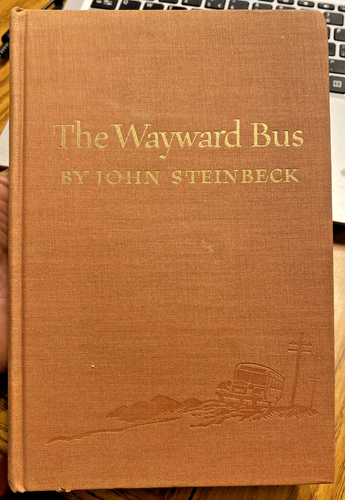 FEB 1947 HARDCOVER THE WAYWARD BUS JOHN STEINBECK 1ST EDITION EMBOSSED ...