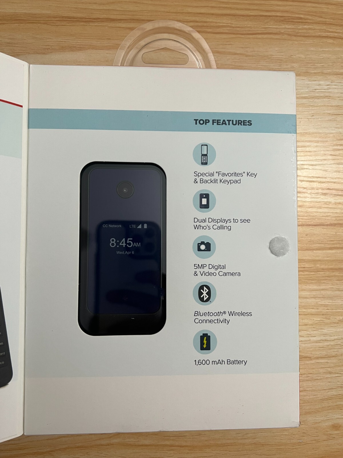 Consumer Cellular 4G LTE Verve Snap 8GB Flip Phone - Black NEW | eBay