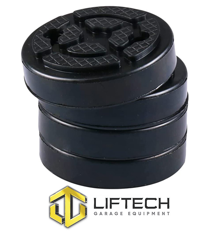 4x RUBBER LIFTING PADS FOR 2 POST LIFT REPLACEMENT PADS CAR LIFT RAMP ...