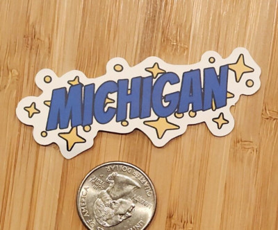 🏈MICHIGAN STICKER NCAA Michigan Decal University of Michigan Wolverines ...