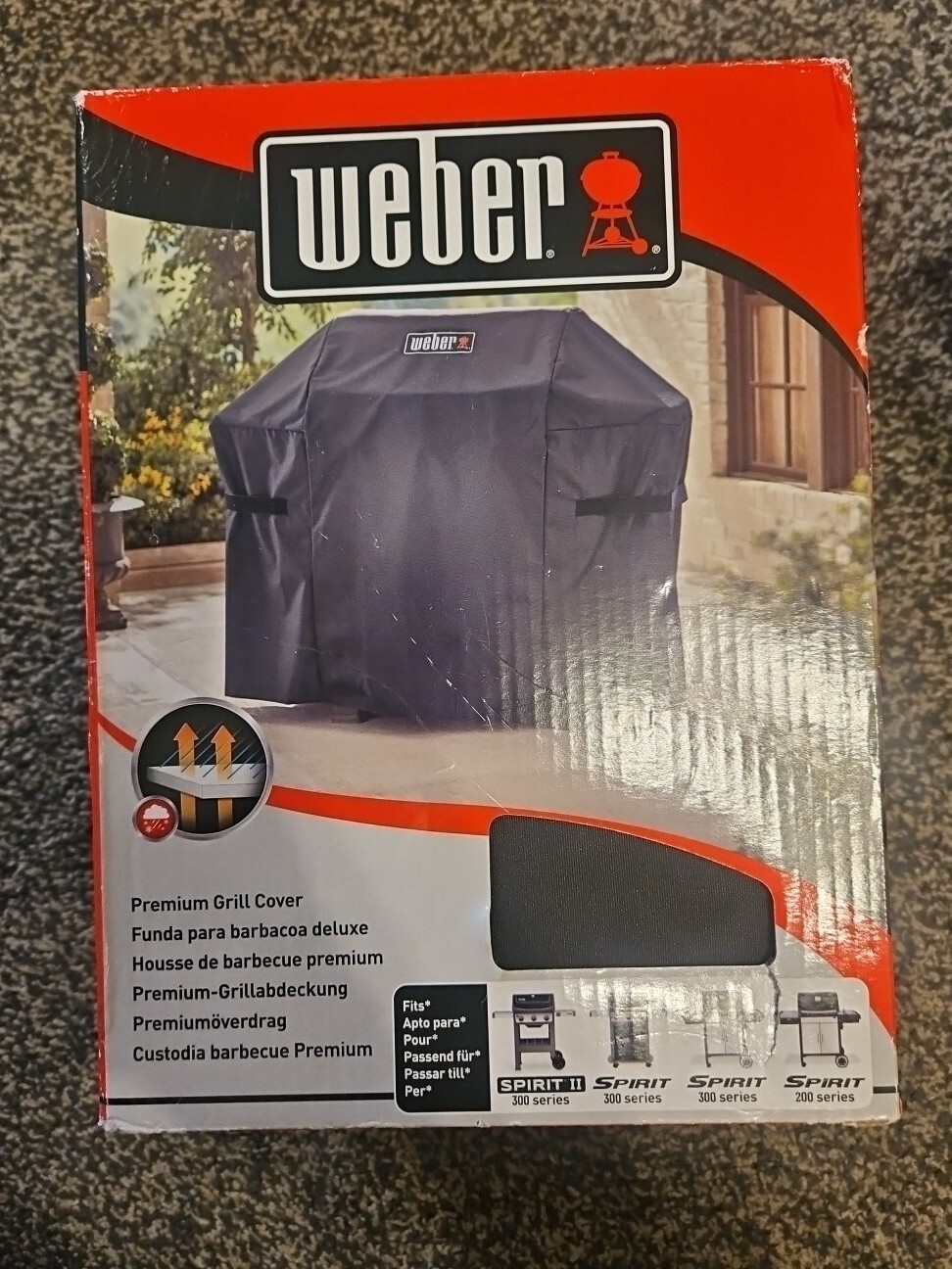 Weber 7183 Premium Barbecue Cover - Black for sale online | eBay