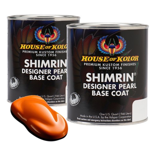 House Of Kolor C2C-PBC32 Shimrin Designer Pearls Tangelo Basecoat Quart ...